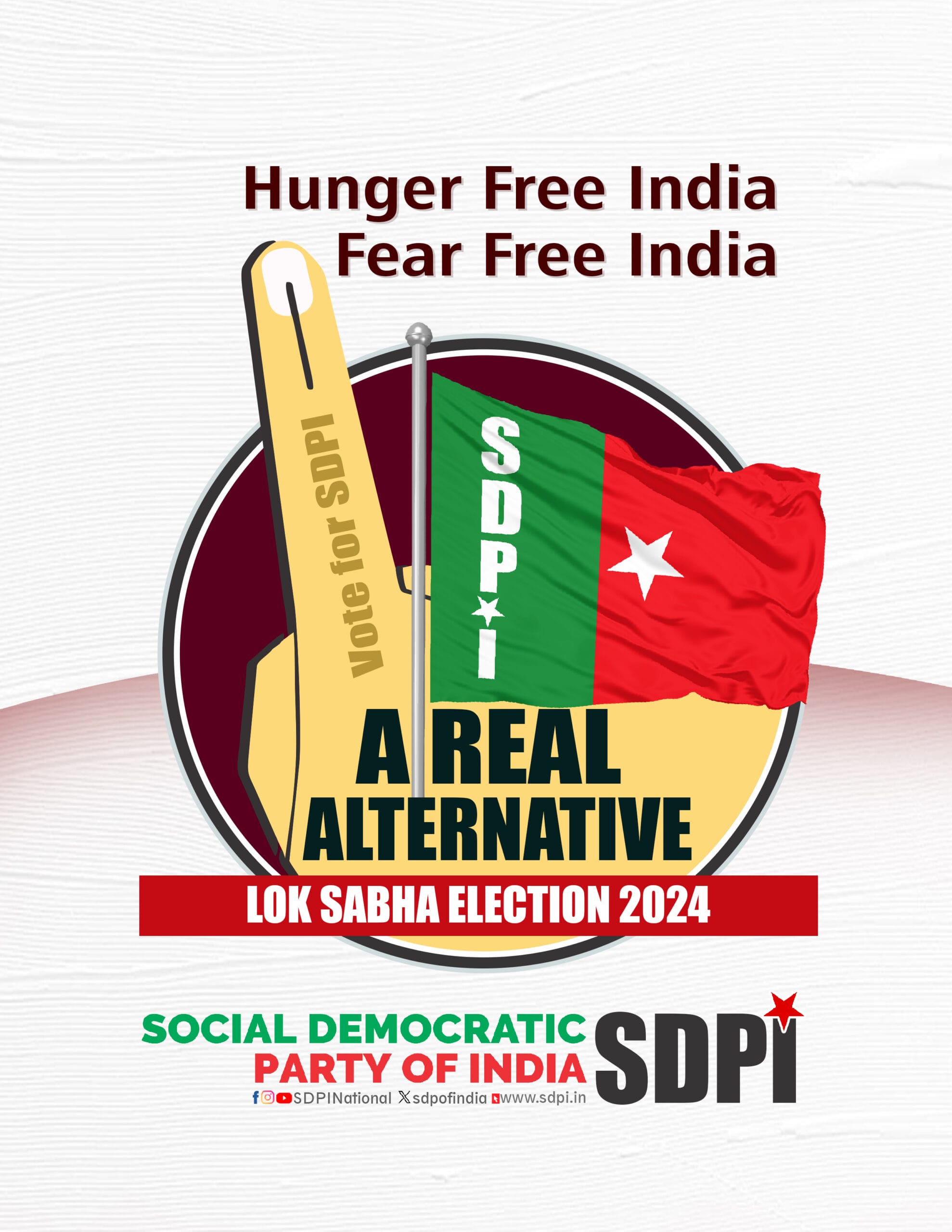 Hunger Free IndiaFear Free India Social Democratic Party of India A ...