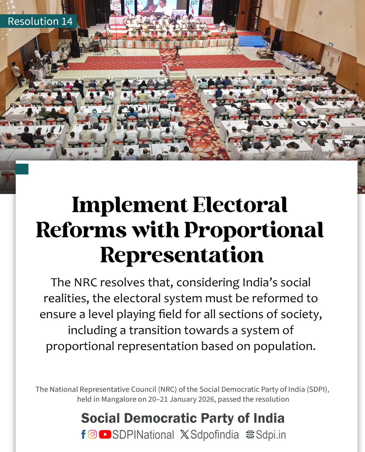 Implement Electoral Reforms with Proportional Representation – Social ...