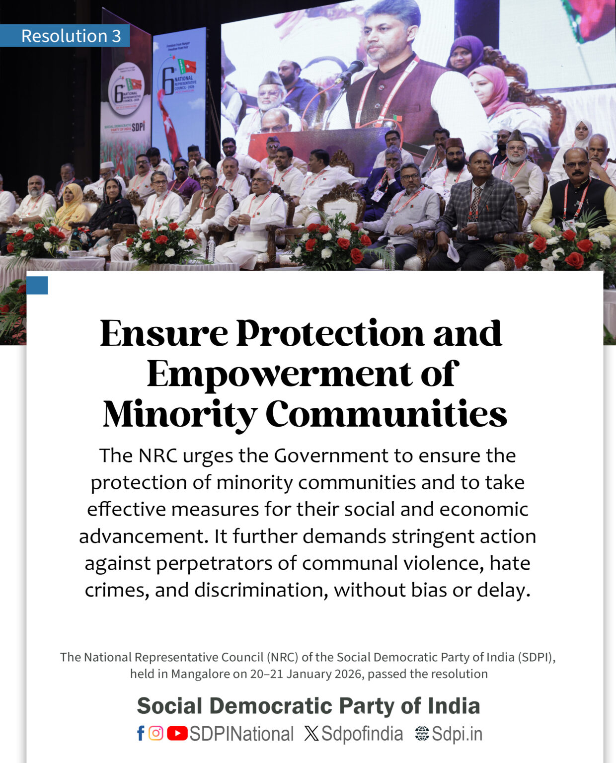 Ensure Protection and Empowerment of Minority Communities – Social ...