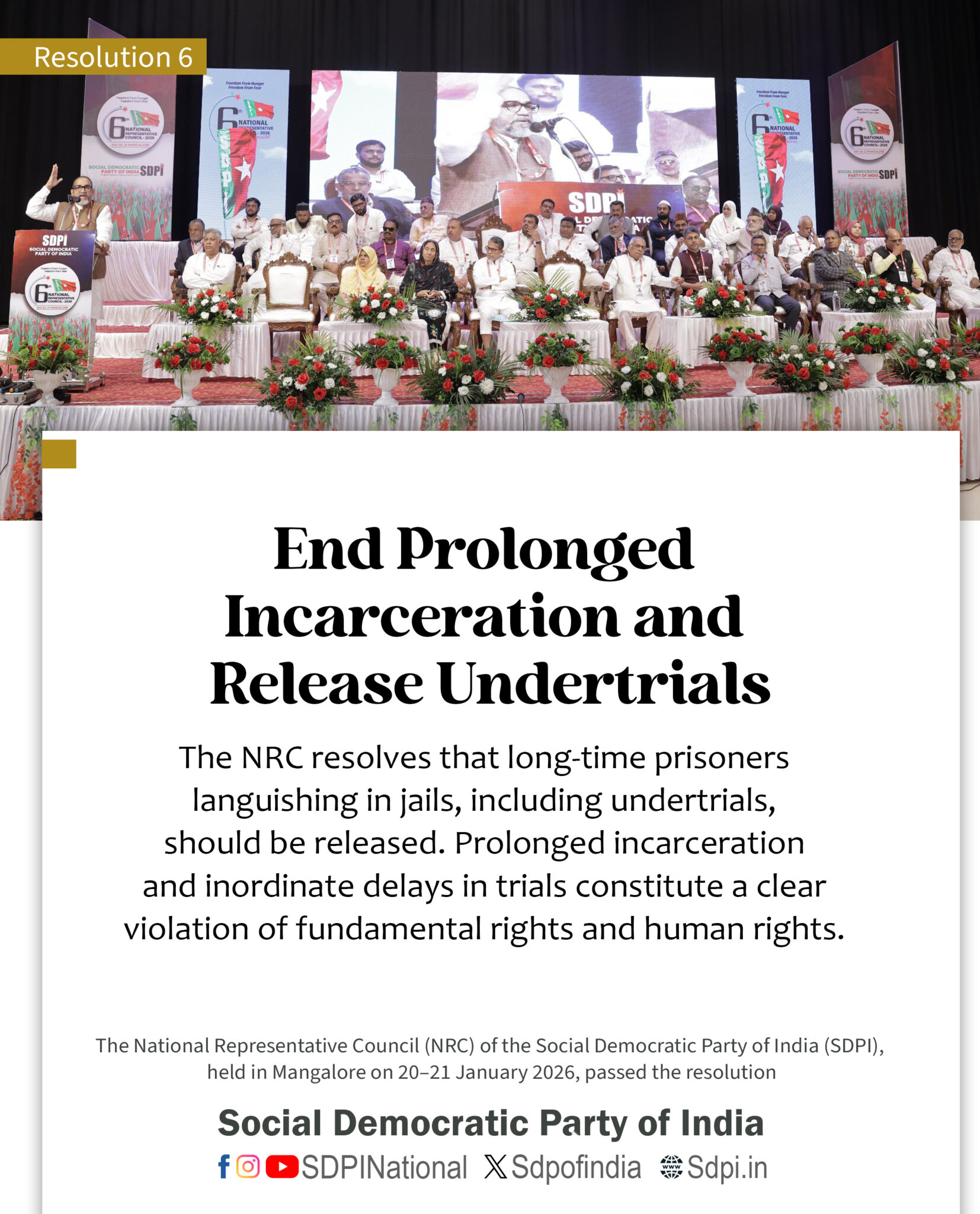End Prolonged Incarceration and Release Undertrials – Social Democratic ...